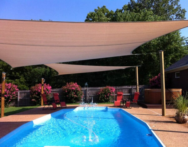 Swimming Pool Sail Shade - Talib M Talib And Partners Co. W.L.L.